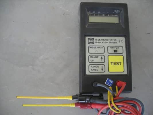 f g it 10 isolation insulation tester 500v